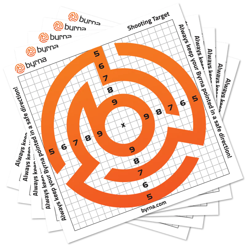 BYRNA TARGET - 8X8 STICKER (PACK OF 5) – Packin Pepper